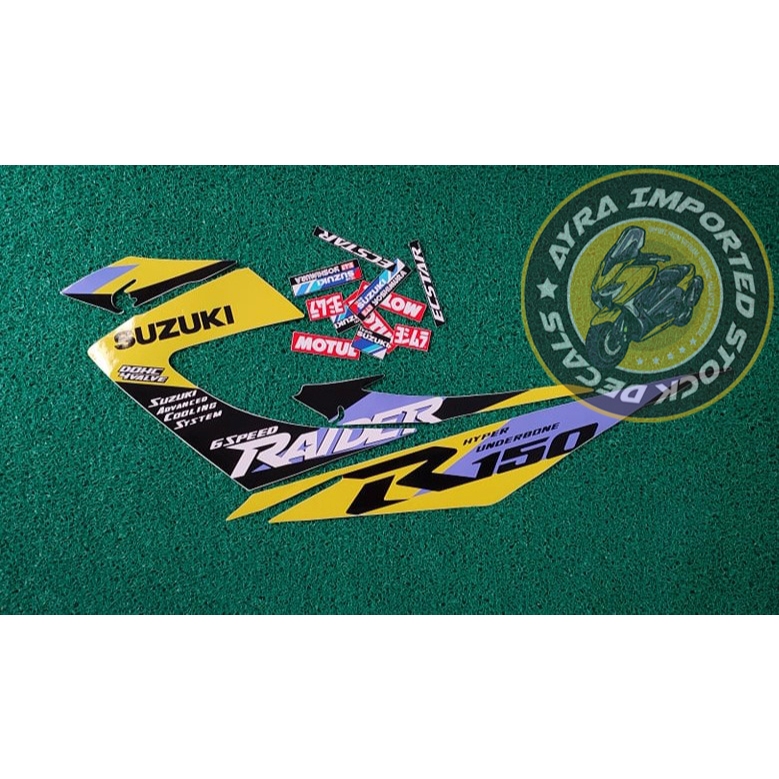 SUZUKI RAIDER 150 REBORN/RELOADED Decal/Sticker | Shopee Philippines