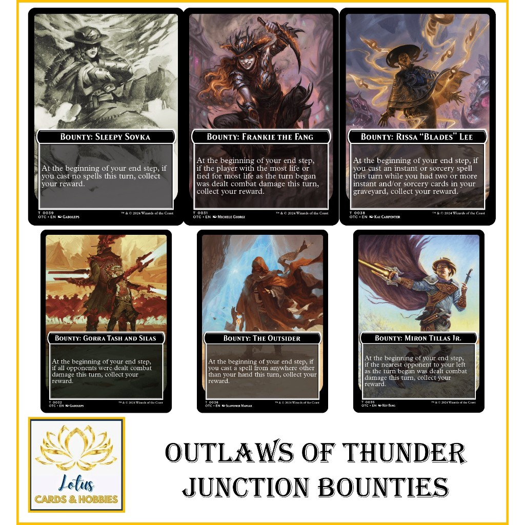 Magic the Gathering | Outlaws of Thunder Junction Bounty | Shopee ...