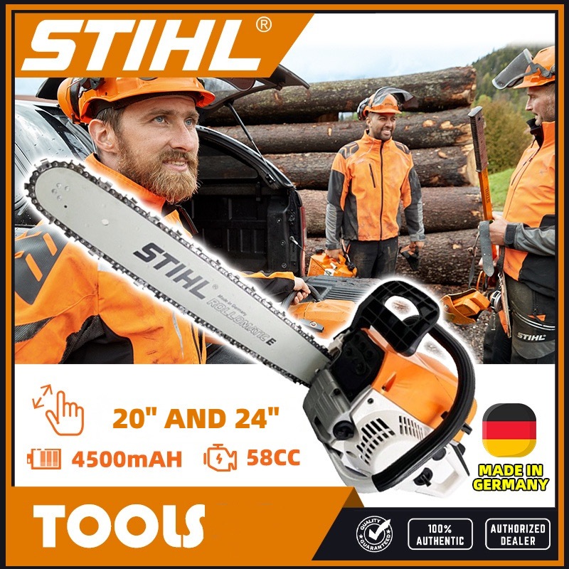 STIHL 20/24 Inch Portable Chainsaw Gasoline Chainsaw Mini Chainsaw ...