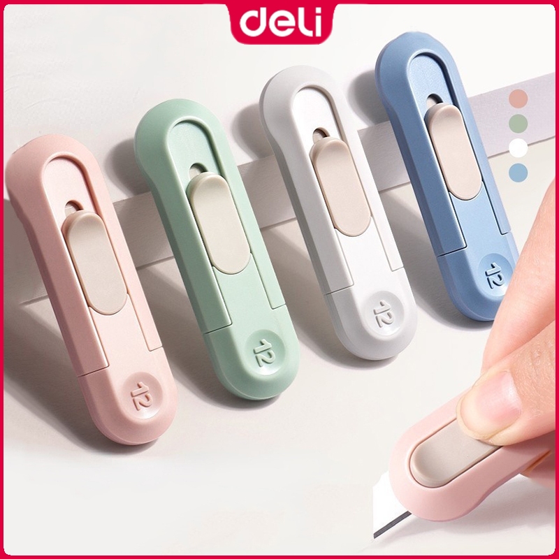 Deli NS065 Express Knife Safety Mini Portable Knifes | Shopee Philippines