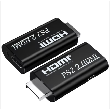PS2 to HDMI Audio Video HD Converter Adapter with 3.5mm Audio Output ...
