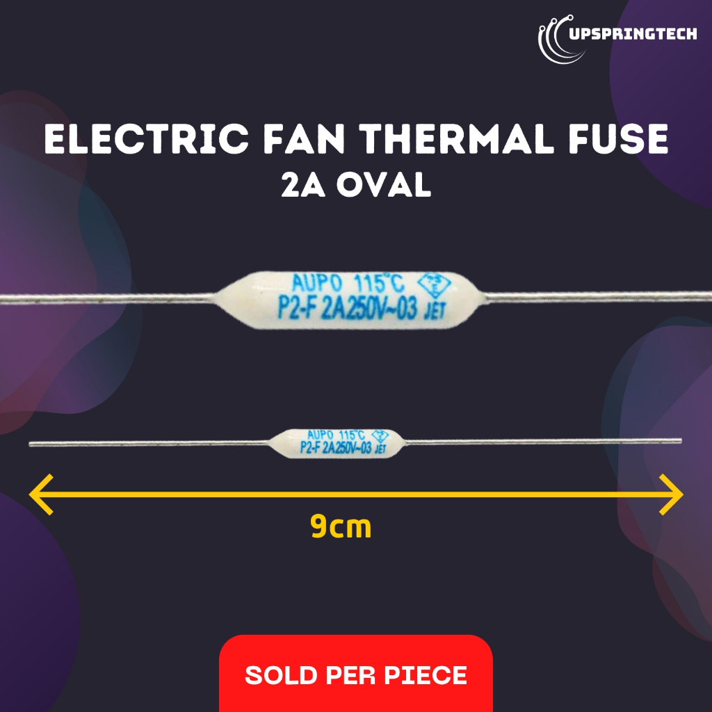 Electric Fan Thermal Fuse 2A Oval F-2A155CRND | Shopee Philippines