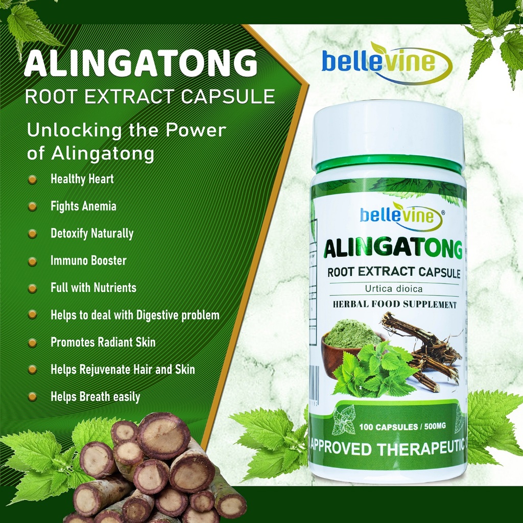 Bellevine Alingatong Capsule Herbal Root Extract Supplements Capsules ...