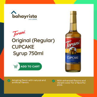 Torani Cupcake Syrup 750ml for Coffee and Blended Drinks | Shopee ...