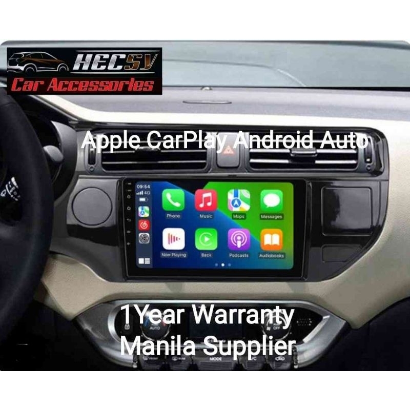 Kia Rio Android 9" Head Unit Apple CarPlay Android Auto 2010 2011 Kia ...