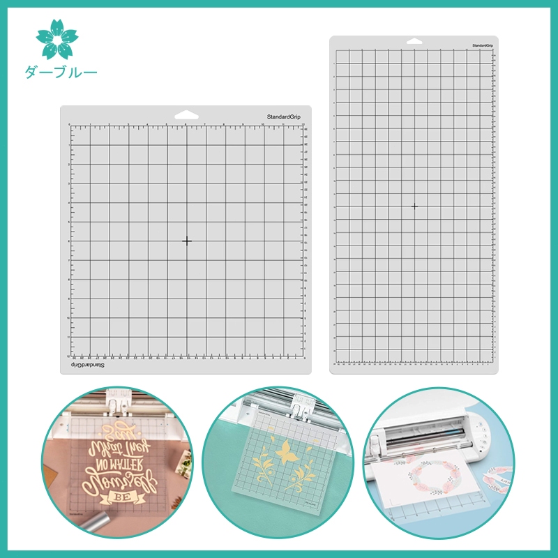 1 Pcs 12"/24" Transparent Cutting Mat Carving Mat with Measuring Grid ...