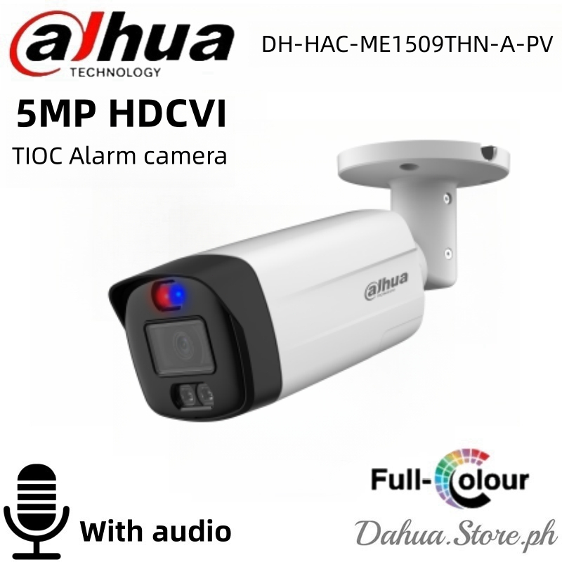Dahua 2MP 5MP Smart Dual Light Active Deterrence HDCVI Bullet Camera with audio TIOC Alarm ...