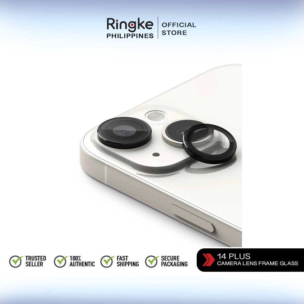 Ringke Camera Lens Frame Glass for Apple iPhone 14 / 14 Plus - Glass ...