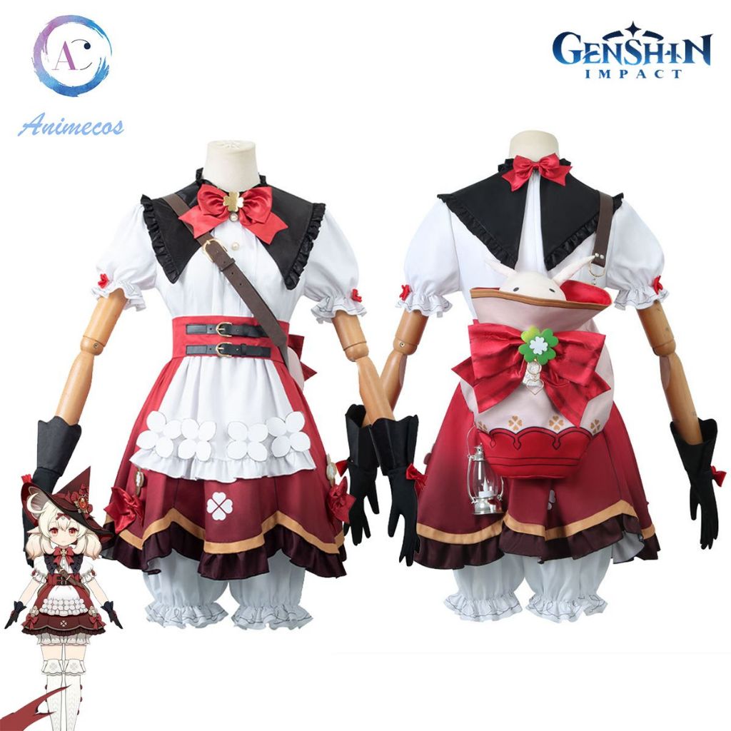 Genshin Impact Klee Cosplay Costume Klee witch Dress Outfit Game ...