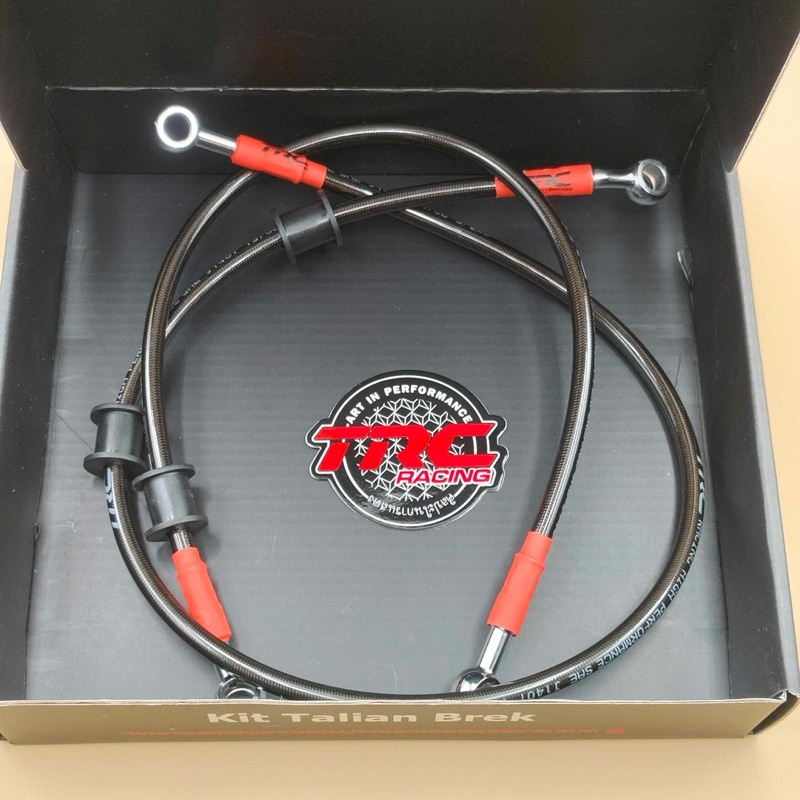 TRC BRAIDED HOSE 8051 FOR AEROX V1 V2/NVX (ABS) BLACK | Shopee Philippines