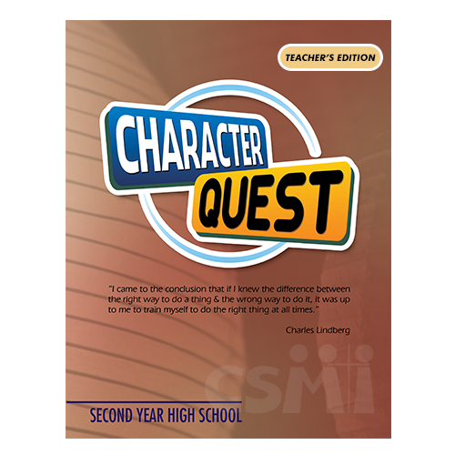 Character Quest Volume 2 (Teacher's Edition for Second Year High School ...