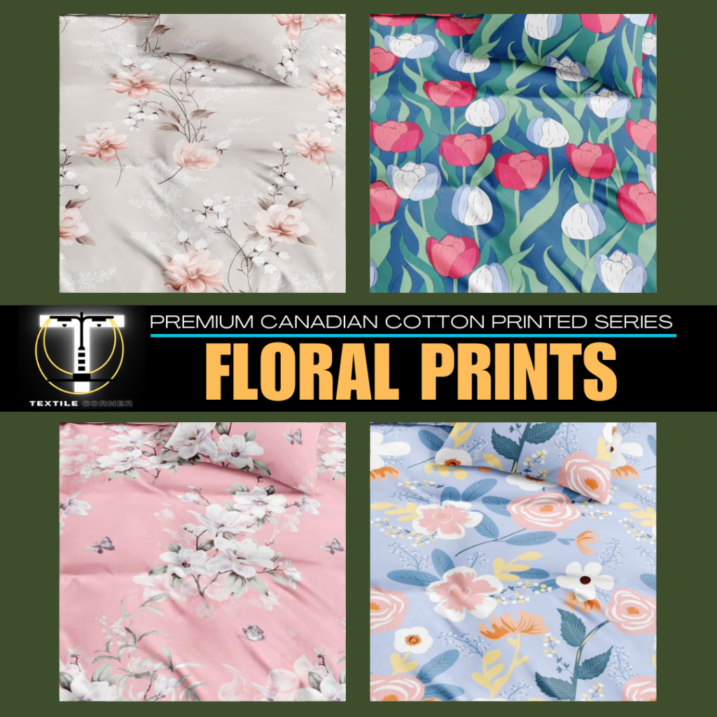 TEXTILE CORNER PH PREMIUM CANADIAN COTTON PER YARD | FLORAL PRINTS V2 (1-20) | Shopee Philippines