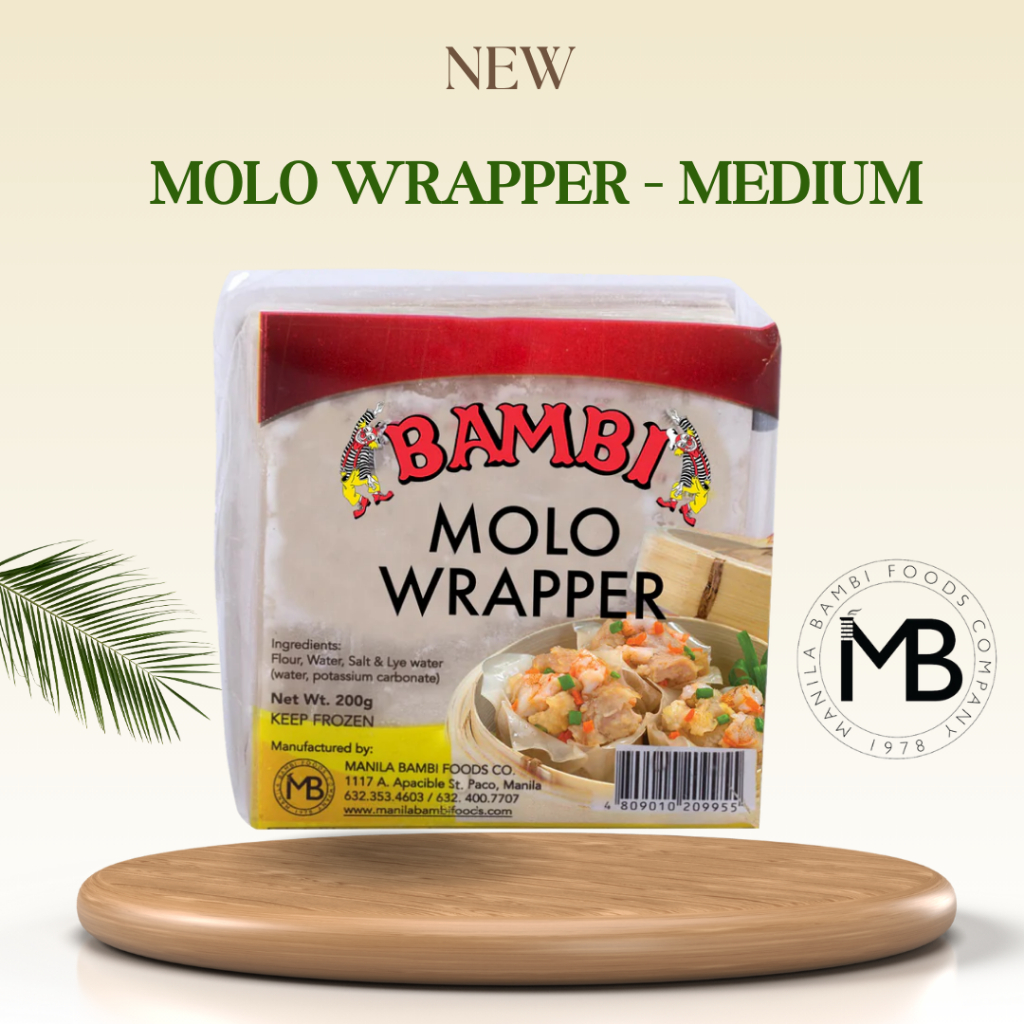 HALAL CERTIFIED!! Bambi Molo Wrapper - MEDIUM 3" x 3" - 200g RISK OF ...