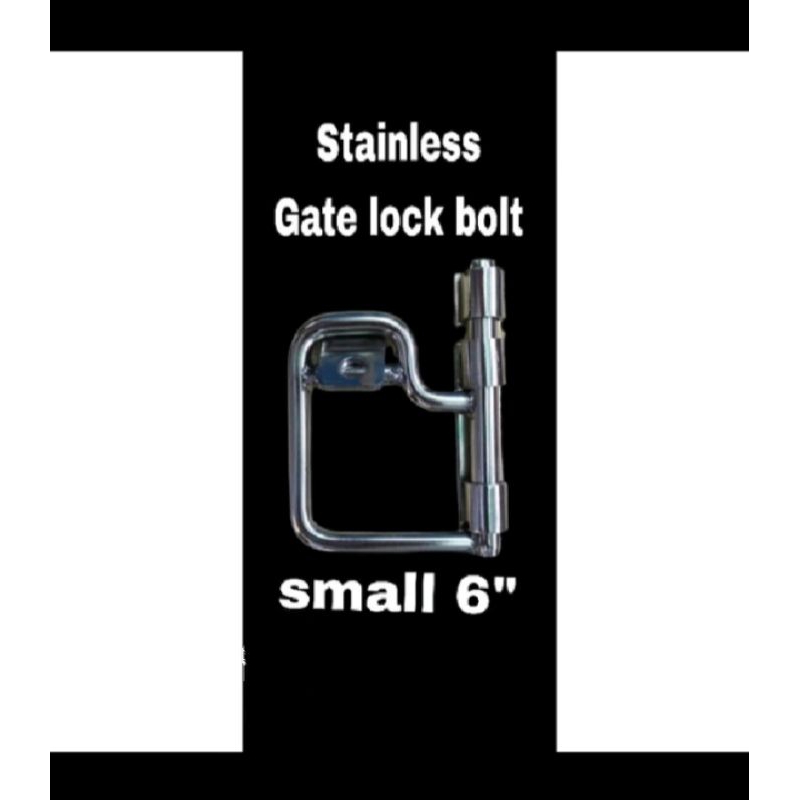 Barrel Bolt Stainless (6 inches) barrel type lock for gate | Shopee ...