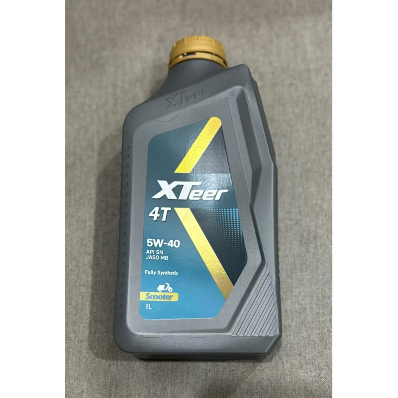 XTEER 4T Motor Oil 5w-40 Fully Synthetic 1L | Shopee Philippines