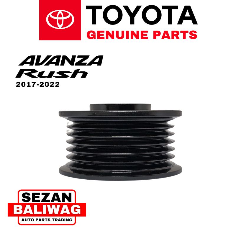 ORIGINAL TOYOTA ALTERNATOR PULLEY AVANZA RUSH 2017-2022 27411-BZ100 ...