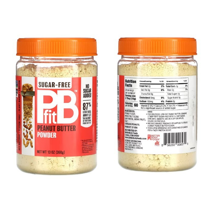 PBfit, Peanut Butter Powder, Original | Cocoa | Sugar Free | Shopee ...