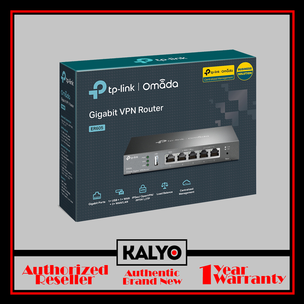 TP-Link Omada ER605 V2 Multi WAN Gigabit VPN Router | Shopee Philippines