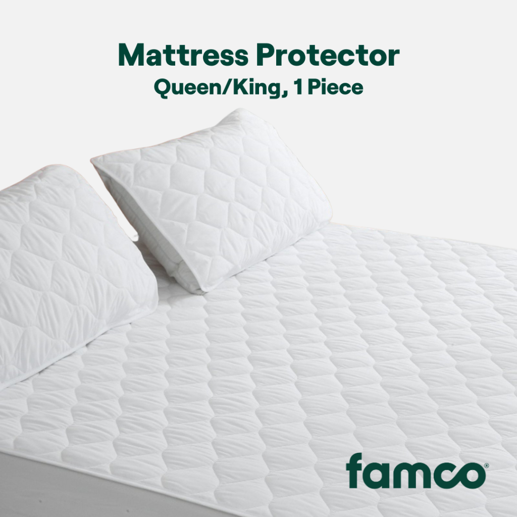 Famco Mattress Protector, Queen/King Size, Waterproof, Dust Mite ...