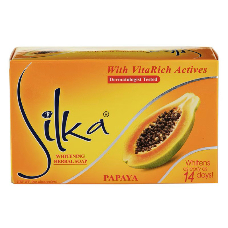 SILKA Papaya Soap 90g /Green Papaya 135g | Shopee Philippines