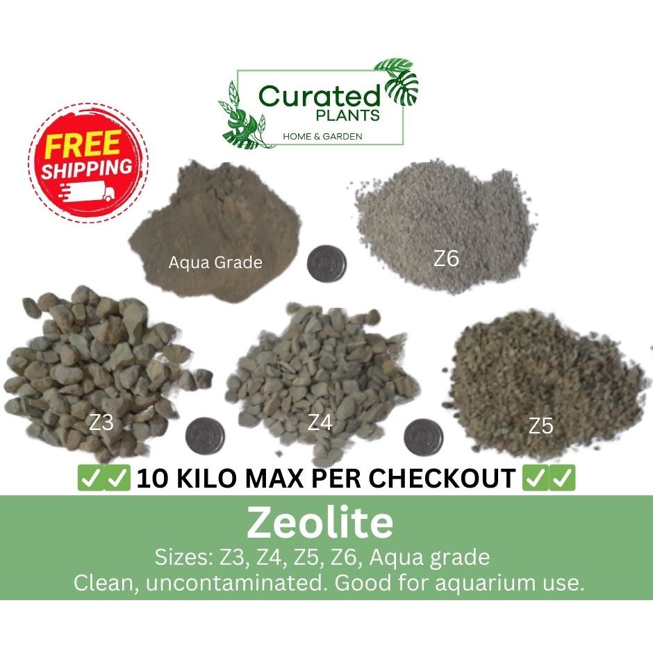 5 KILO PACK: Zeolite for Pon, Soil Amendments & Aquaculture by Curated ...