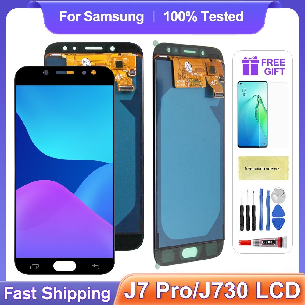 TFT LCD For Samsung J7 Pro 2017 / J730 LCD Display Touch Screen ...