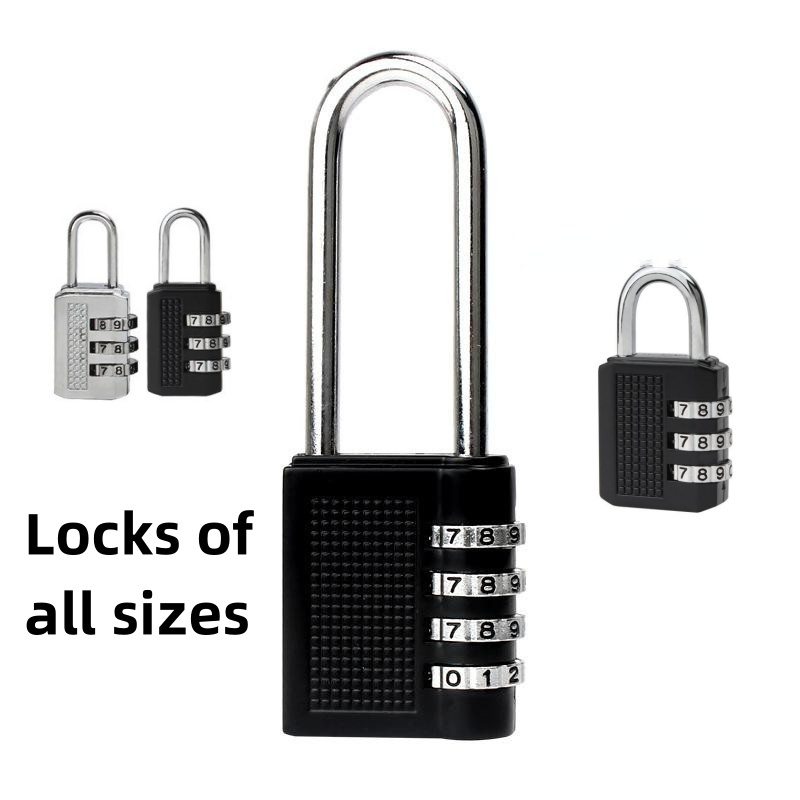 Heavy Duty Padlock With Code Zinc Alloy Lock For Door With Password ...