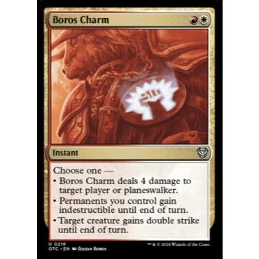 Boros Charm - Commander: Outlaws of Thunder Junction 'OTC' | Shopee ...