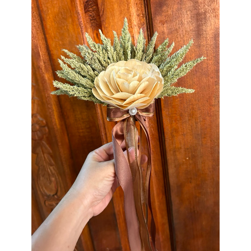 bouquet for bridesmaid dried flowers (sold per piece) | Shopee Philippines
