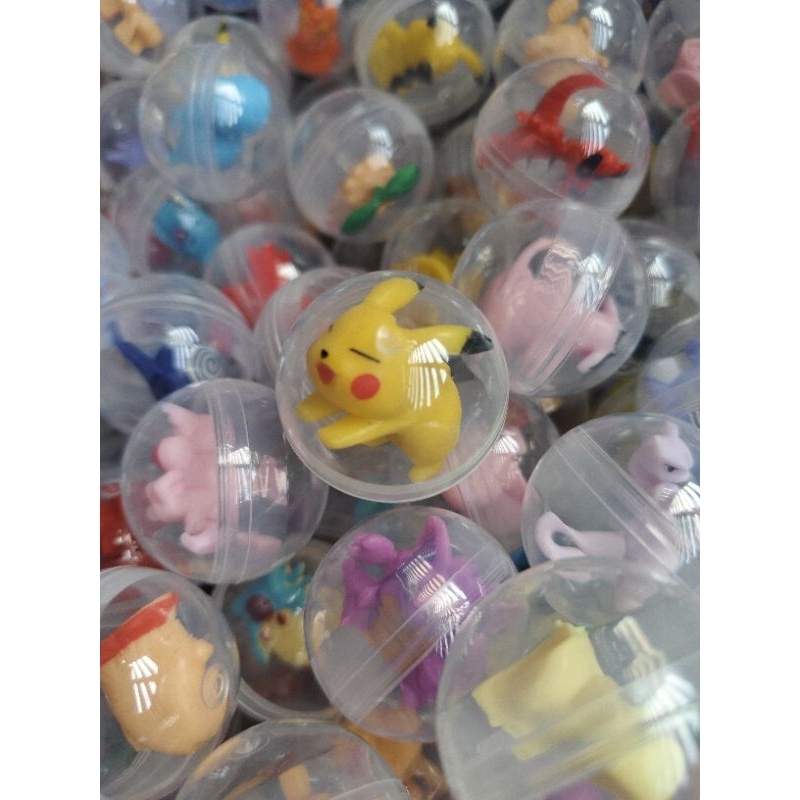Pokemon figures with Capsules 100pcs 35mm | Shopee Philippines