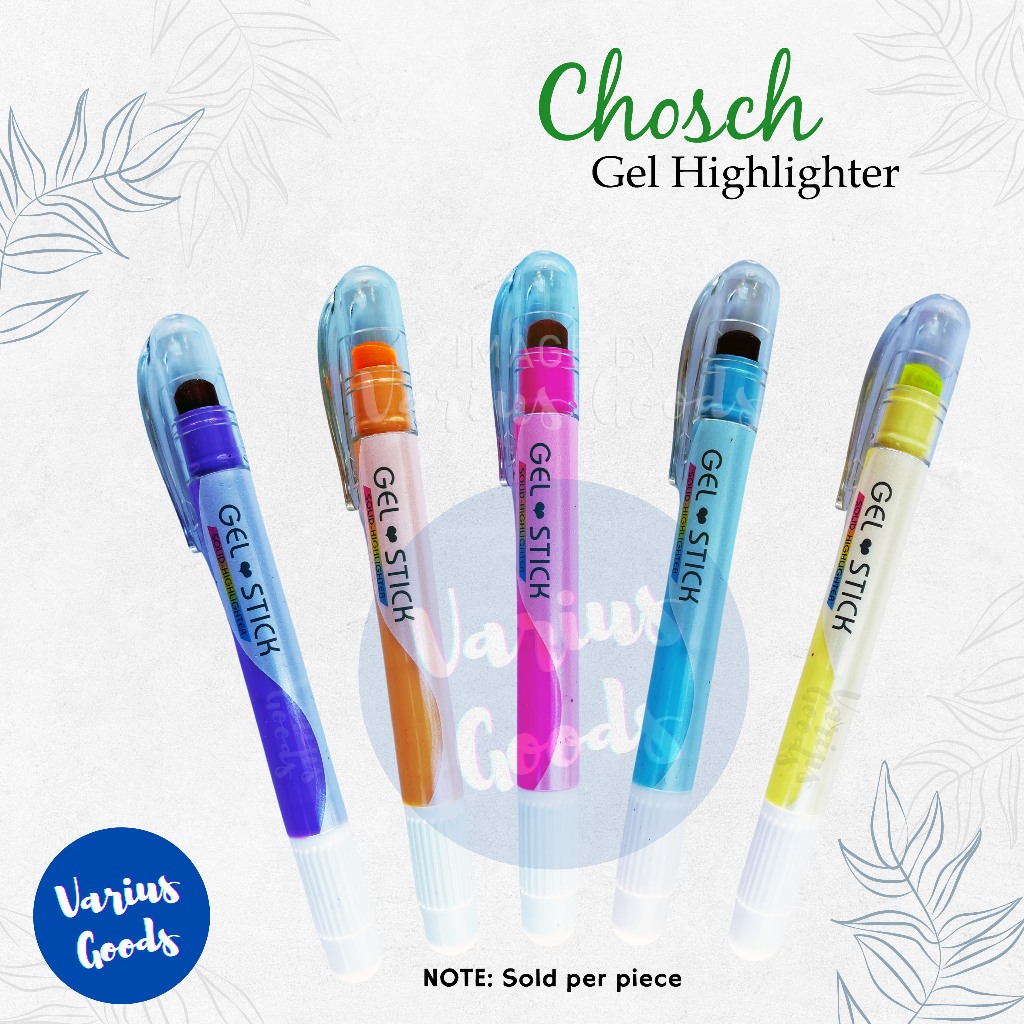 Chosch Gel Stick Highlighter Dry Highlighter Gel Highlighter Inkjet ...