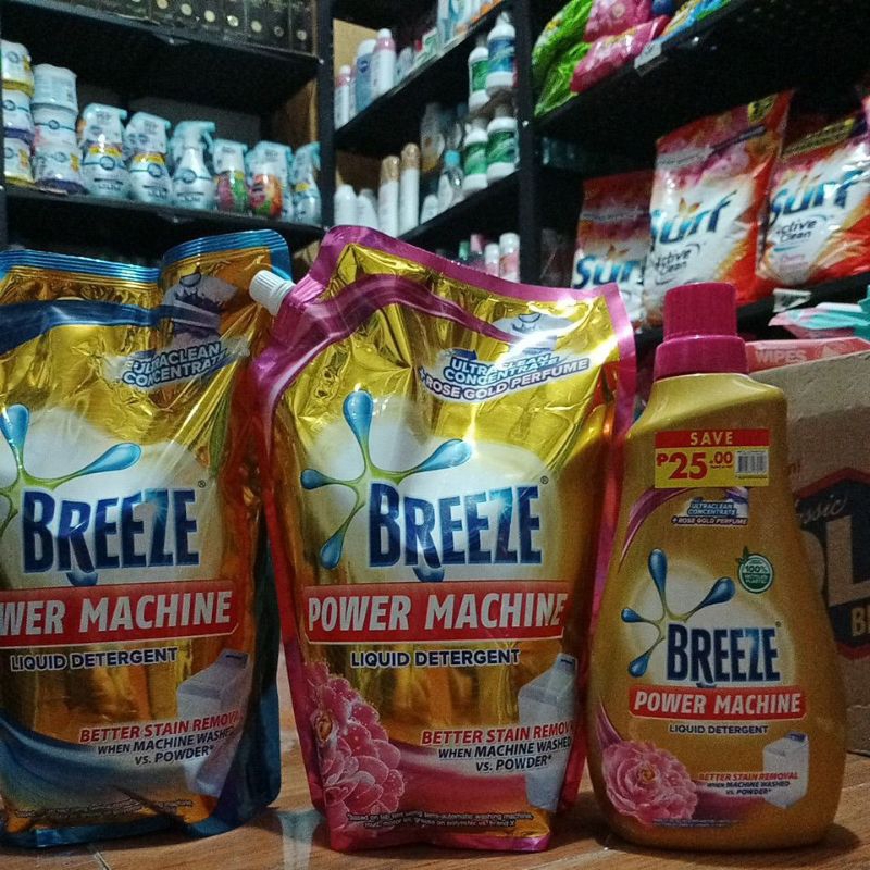 Breeze power machine Liquid detergent | Shopee Philippines
