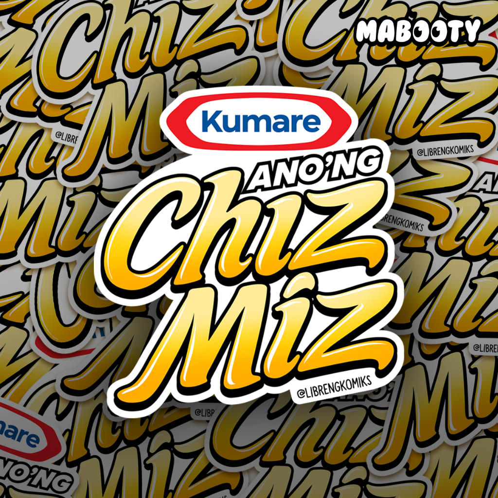 Cheez Whiz / ChizMiz - BESTSELLER Waterproof Vinyl Sticker | Shopee ...