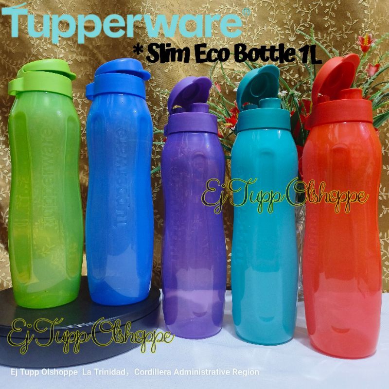 Tupperware Slim Eco Bottle 1Liter | Shopee Philippines