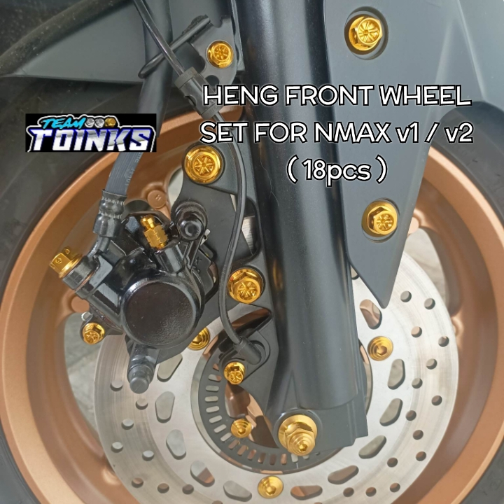HENG FRONT WHEEL SET / FRONT SET FORNMAX VERSION 1 / VERSION 2 ( 18pcs ...