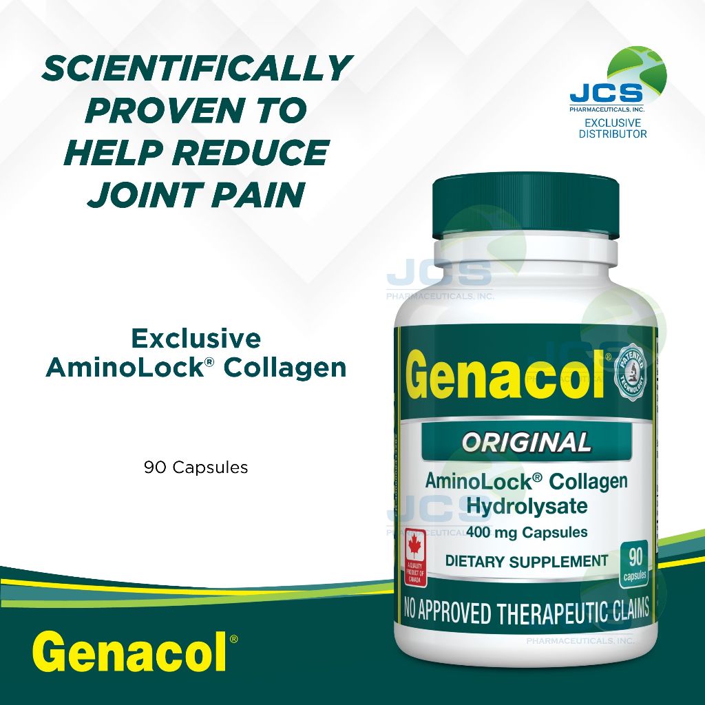 Genacol Original AminoLock Collagen Capsules | Shopee Philippines