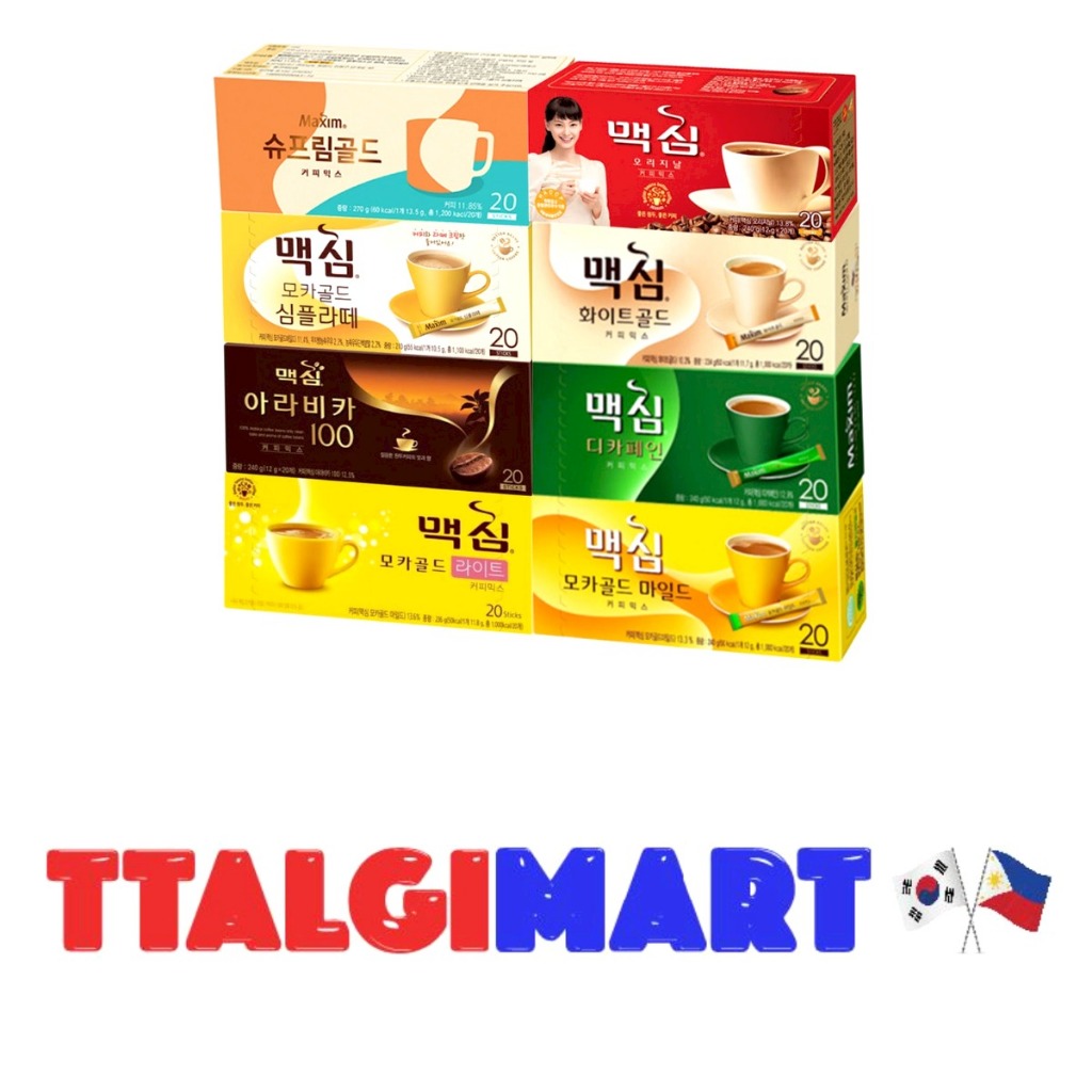 MAXIM COFFEE 20T : ORIG / MOCHA GOLD / MOCHA WHITE / ARABICA / SUPREME ...
