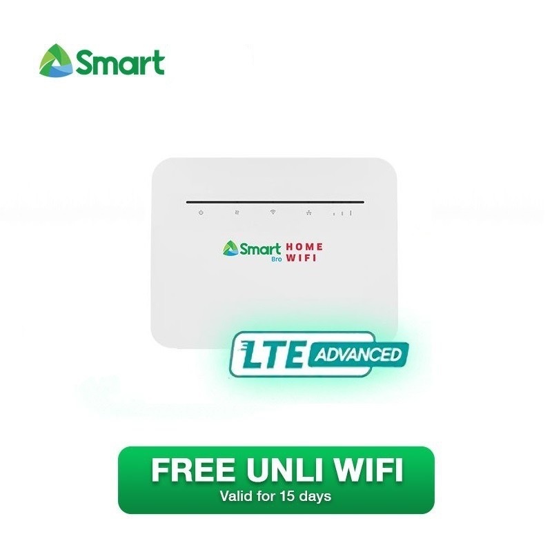 Smart Bro Home Prepaid WiFi (Boosteven R291) LTE-Advanced CAT6 with FREE! UNLI data for 15 days ...
