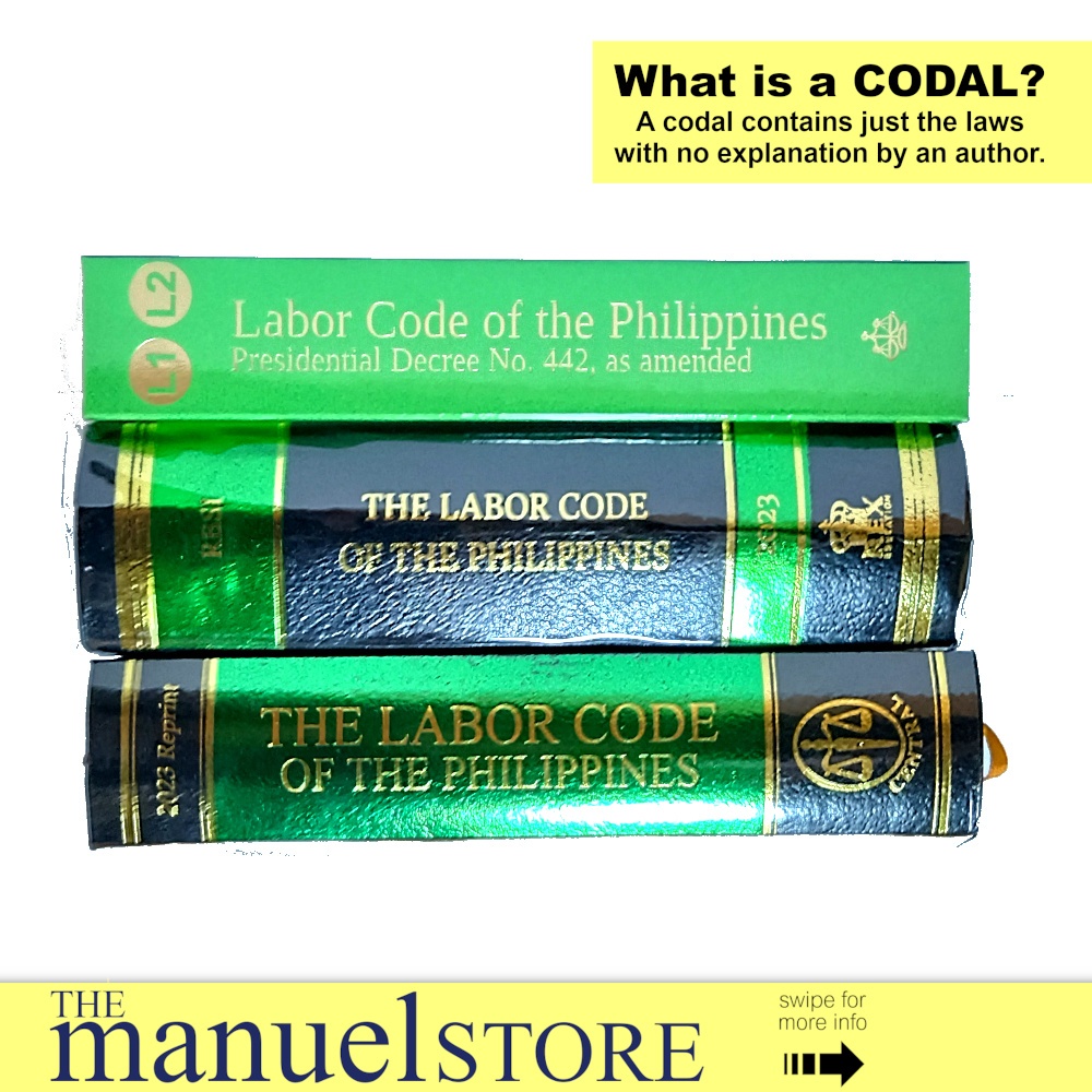 Pocket Codal (2023) - Labor Code of the Philippines - Rex Central ...