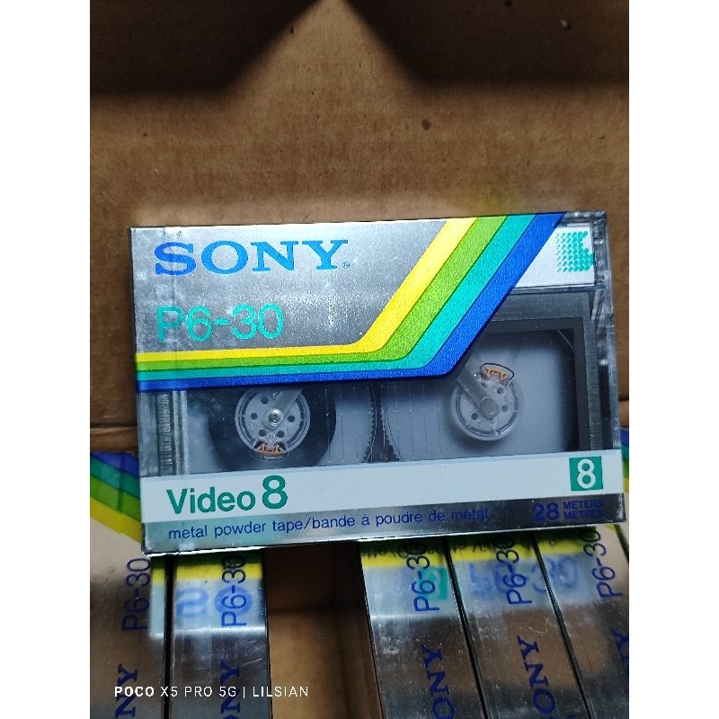 Vintage SONY Video 8 Tape (P6-30) Japan Limited | Shopee Philippines
