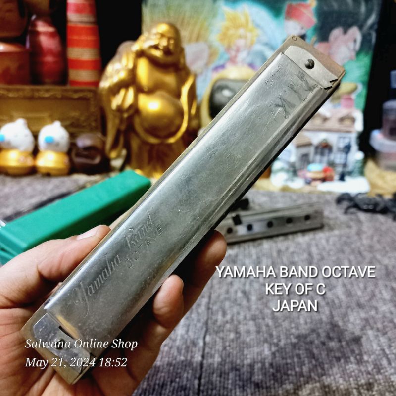 42-HOLE JAPAN YAMAHA BAND OCTAVE BUTTERYFLY HARMONICA (KEY OF C ...
