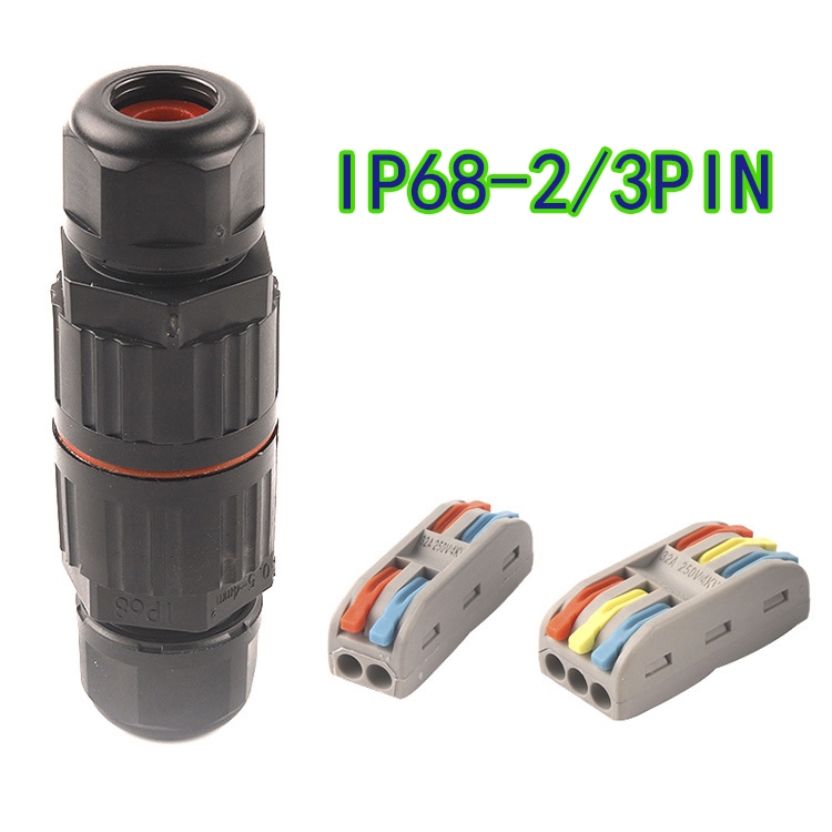 Outdoor Waterproof Junction Box IP68, 3 Pole Wire Connector, External ...