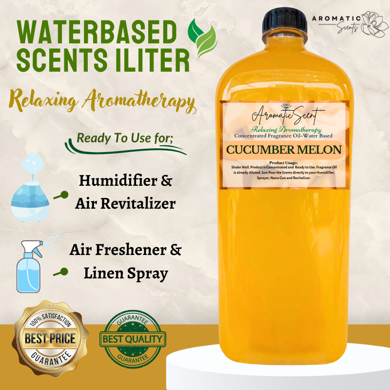 Aromatic CUCUMBER MELON 1L Water Based Scents for Humidifier,Air ...