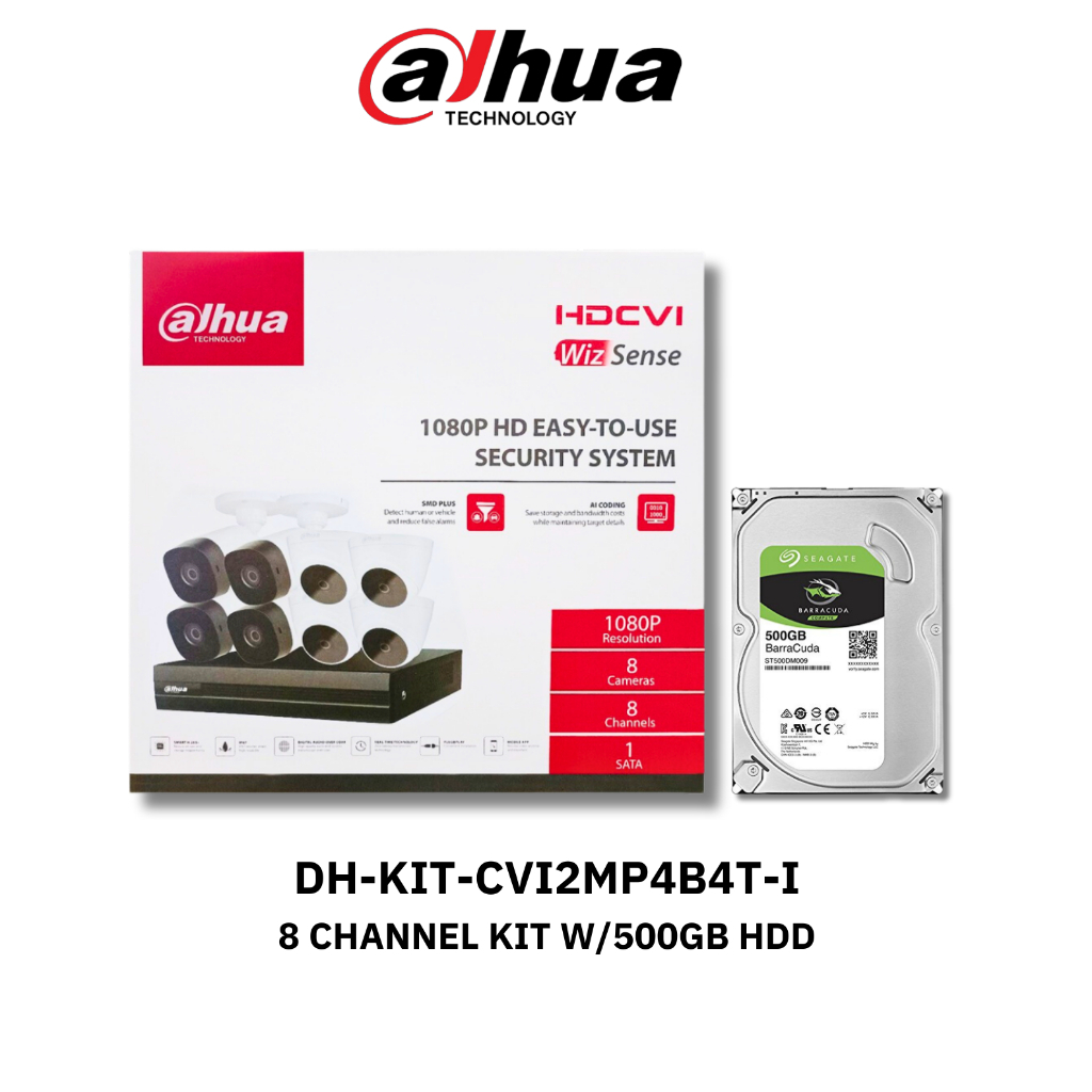 CCTV Camera Home Security Surveillance Packages 8 Channel HDCVI 1080p ...