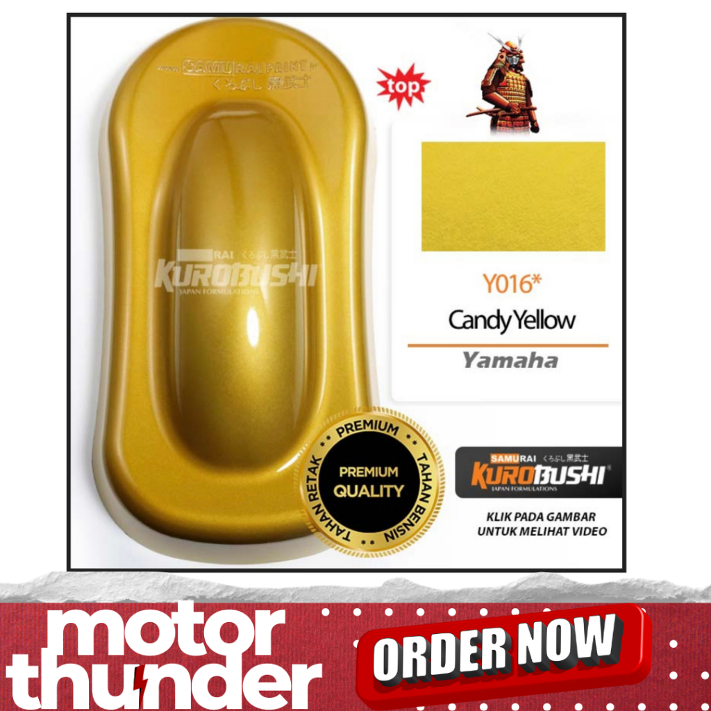 SAMURAI CANDY YELLOW C016/Y016 400ml | Shopee Philippines