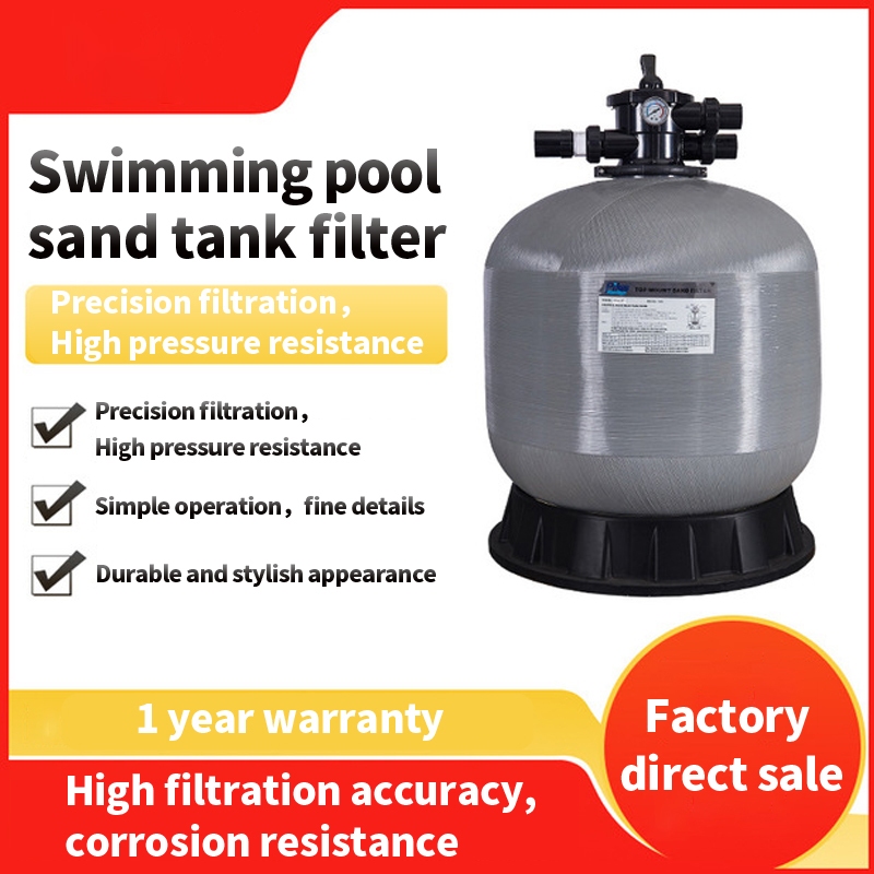 Swimming pool sand filter with multifunctional 6-way valve 1.5 inches ...