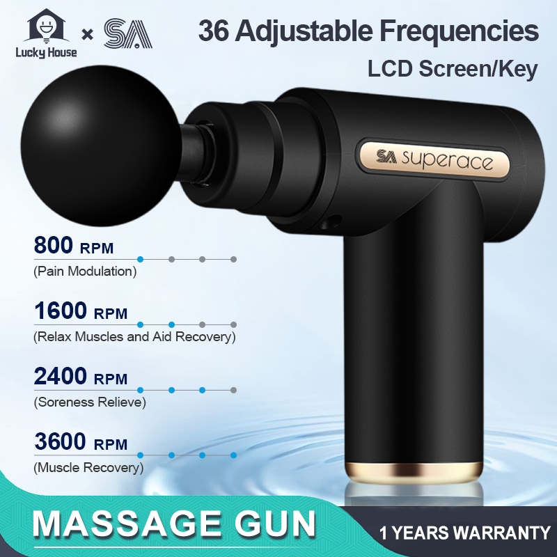 Percussive High Frequency Vibration Fascia Gun Muscle Fascia Gun 4 ...