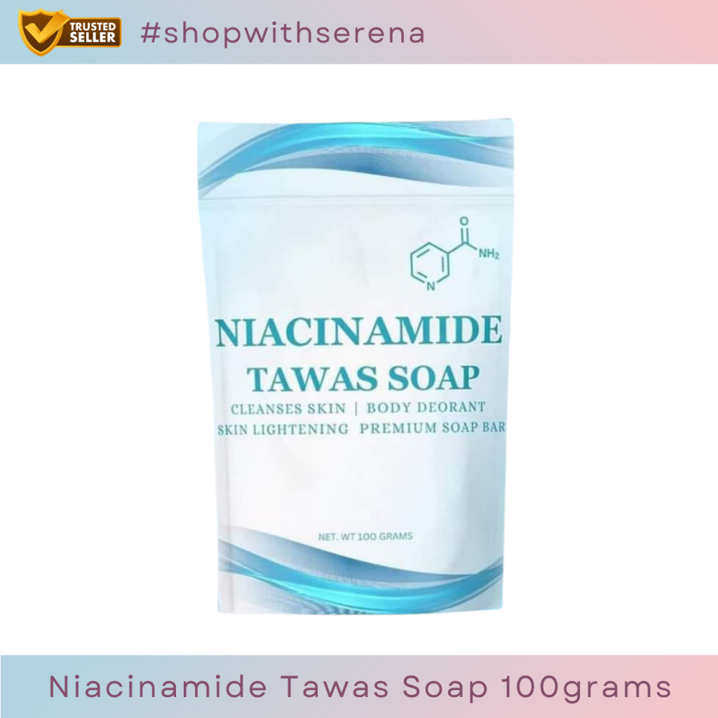 Niacinamide Tawas Soap Skin Lightening Body Deodorant, Cleanses Skin Odor Eliminator, Anti ...