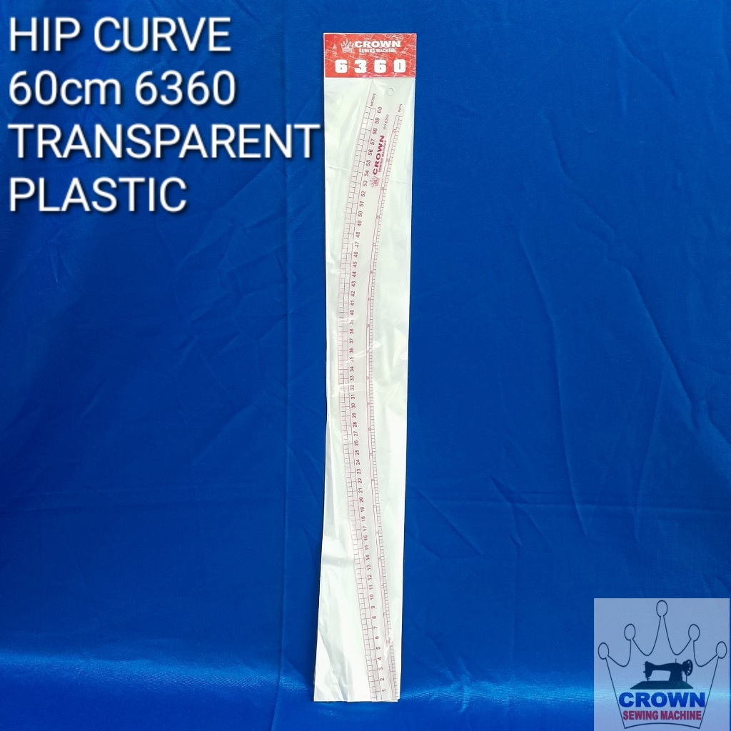 HIP CURVE 60cm 6360 TRANSPARENT PLASTIC | Shopee Philippines