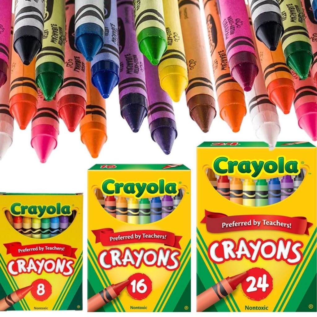 Crayons Set of & (8,16 and 24 Colors) Kids Crayon Baby Doodle Crayon ...